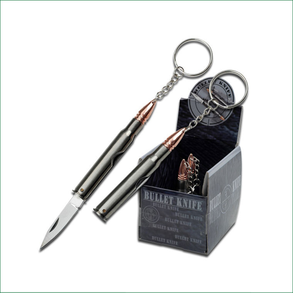 BULLET KEY RING KNIFE - CENTREFIRE - Swan Hill Fishing & Shooting