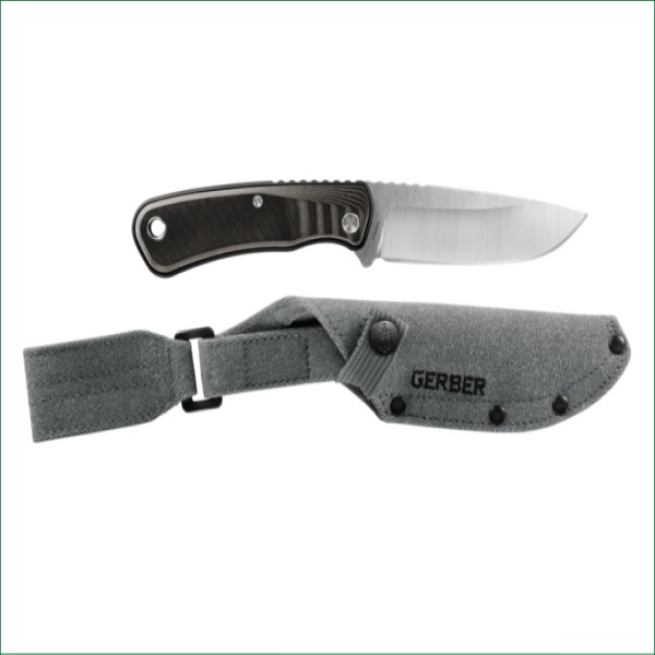 GERBER DOWNWIND FIXED DROP POINT - BLACK - Swan Hill Fishing & Shooting