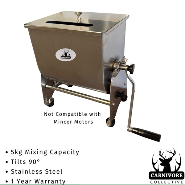 Carnivore Collective 5kg Tilt Meat Mixer - Swan Hill Fishing & Shooting
